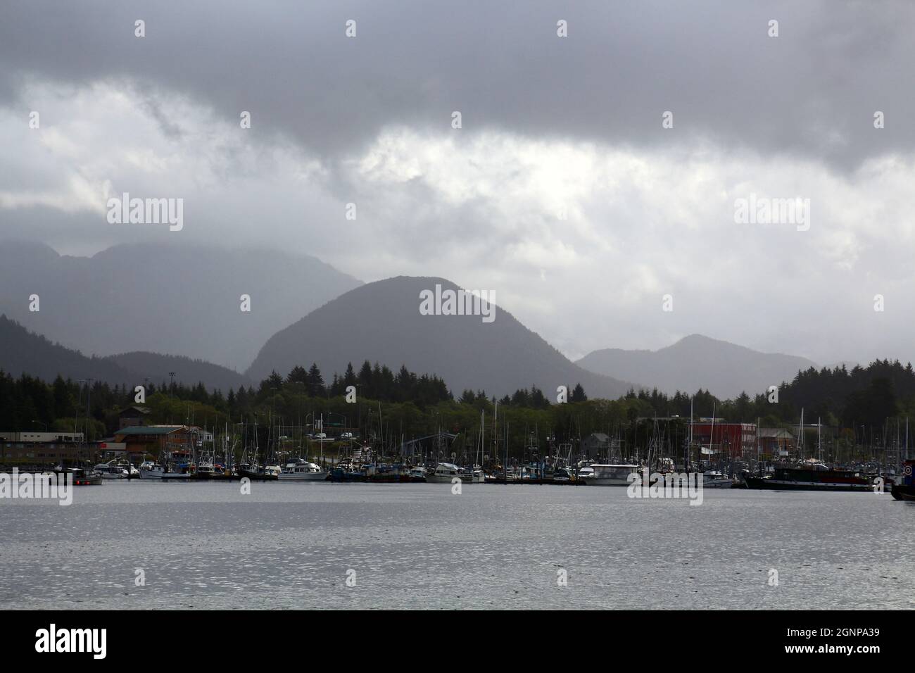 Alaska sitka boats harbor hi-res stock photography and images - Alamy