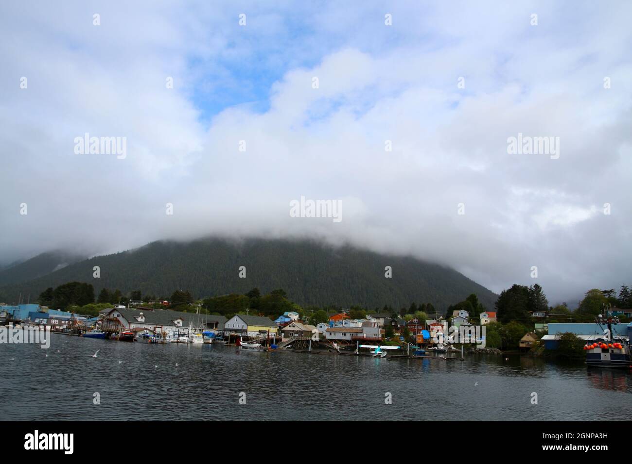 Alaska sitka boats harbor hi-res stock photography and images - Alamy