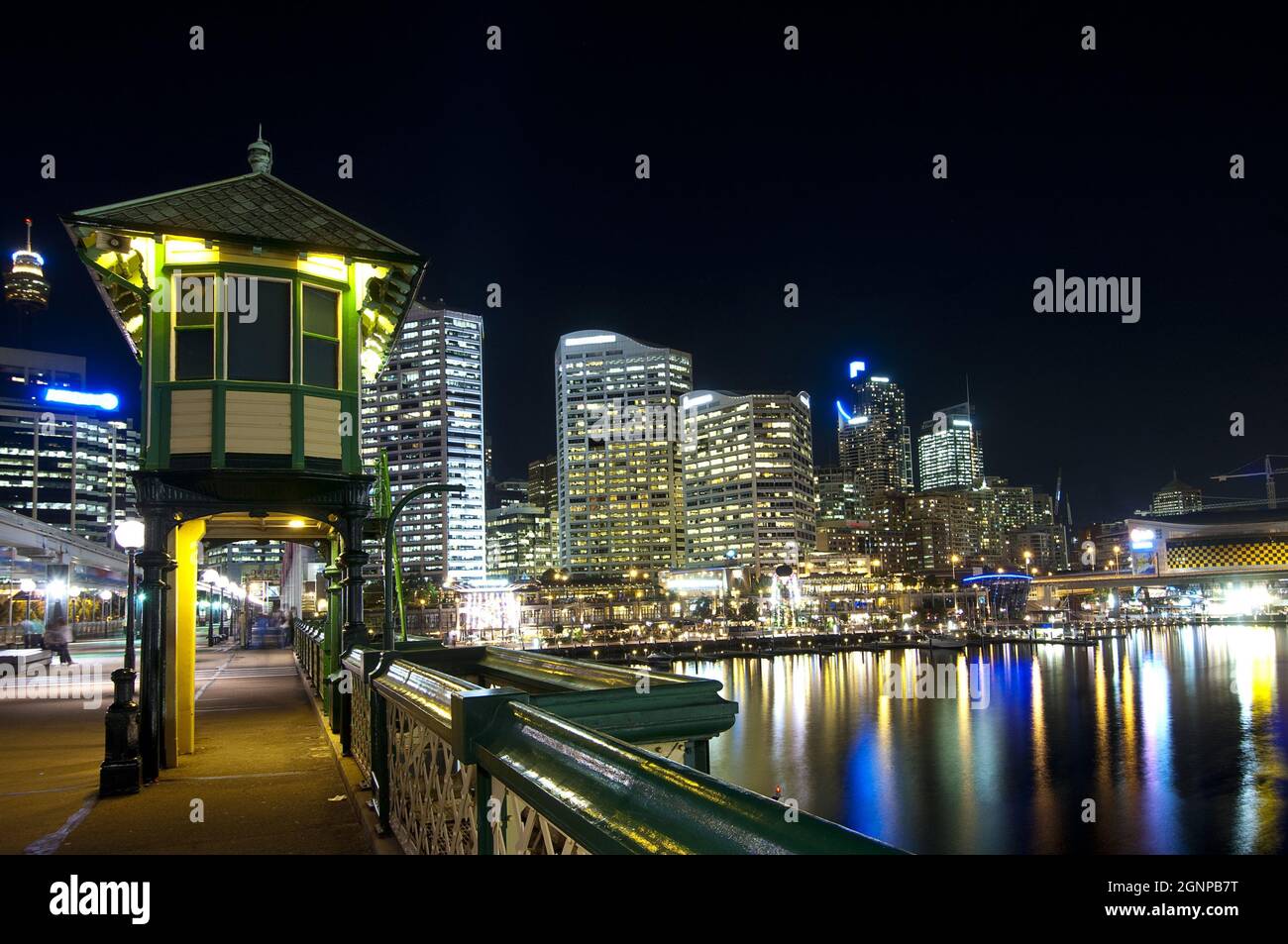 Night take of the inner city of Sydney, Australia, Sydney Stock Photo ...