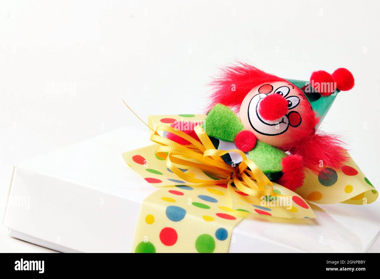 lucky packing material with clown Stock Photo - Alamy