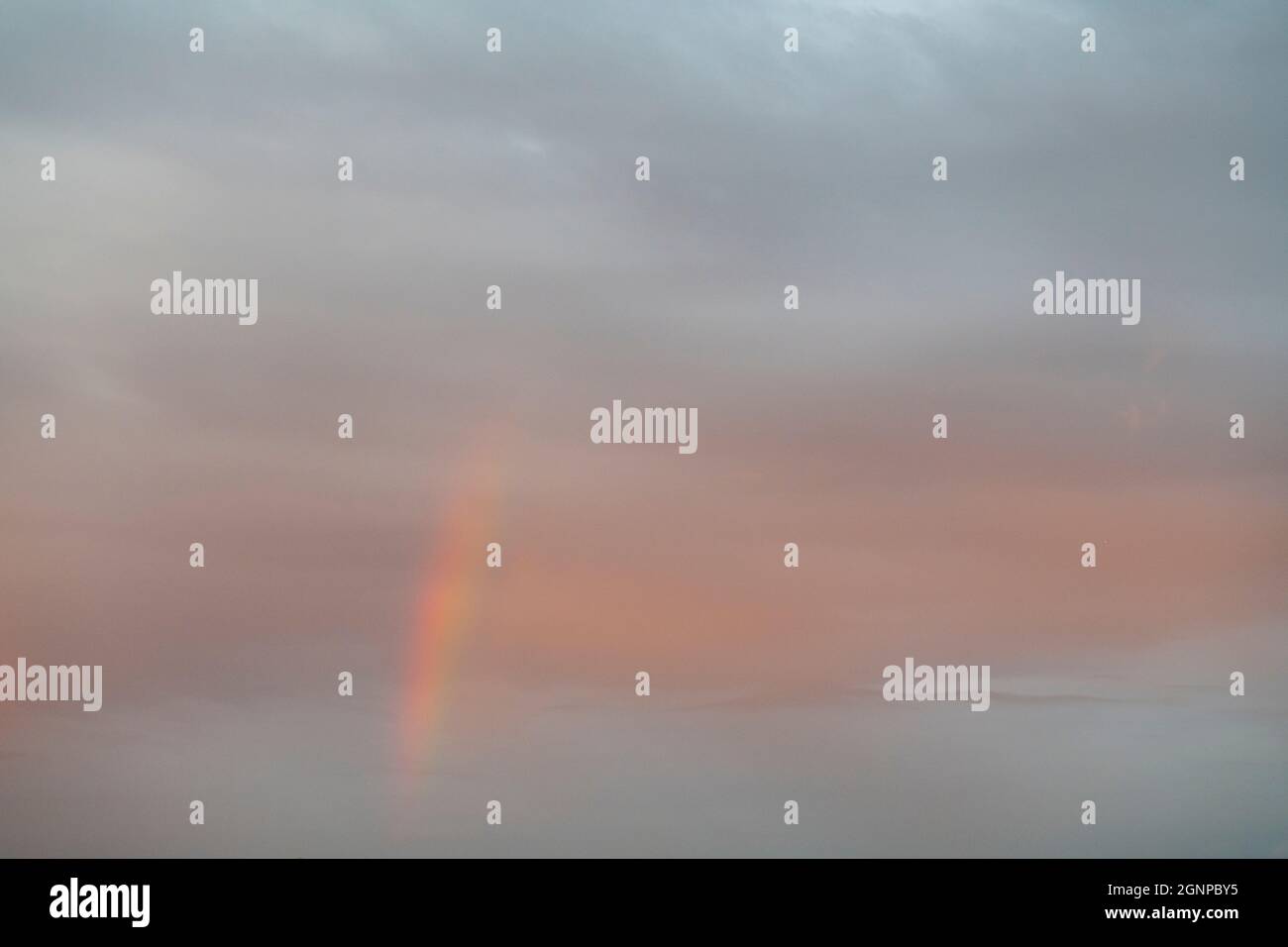 A bright rainbow with lots of room for copy Stock Photo - Alamy