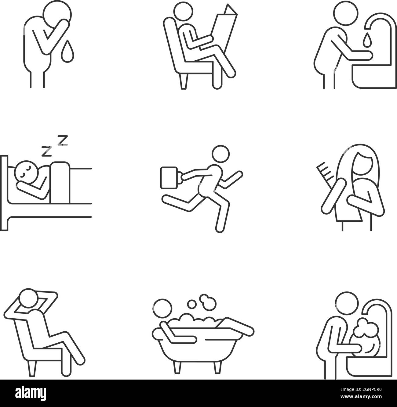 Daily living Black and White Stock Photos & Images - Alamy