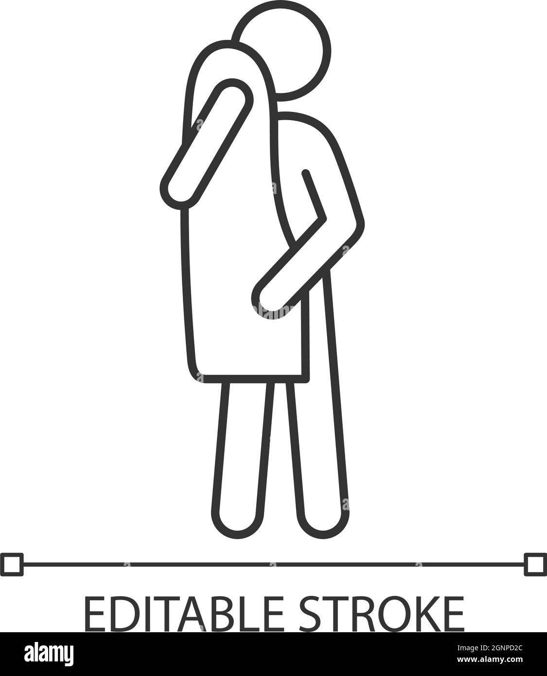 Dry with towel linear icon Stock Vector Image & Art - Alamy