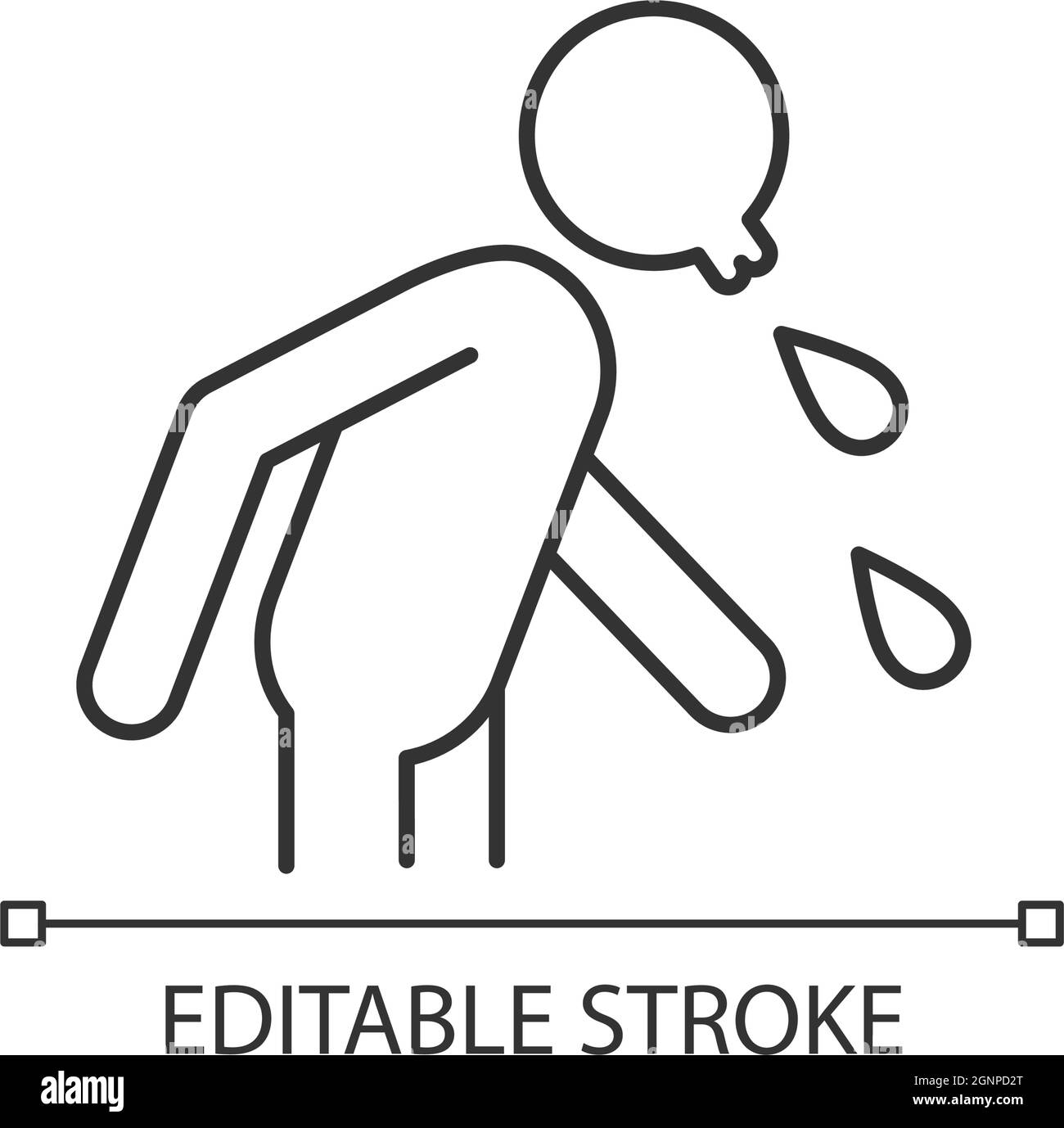 Spit linear icon Stock Vector Image & Art - Alamy