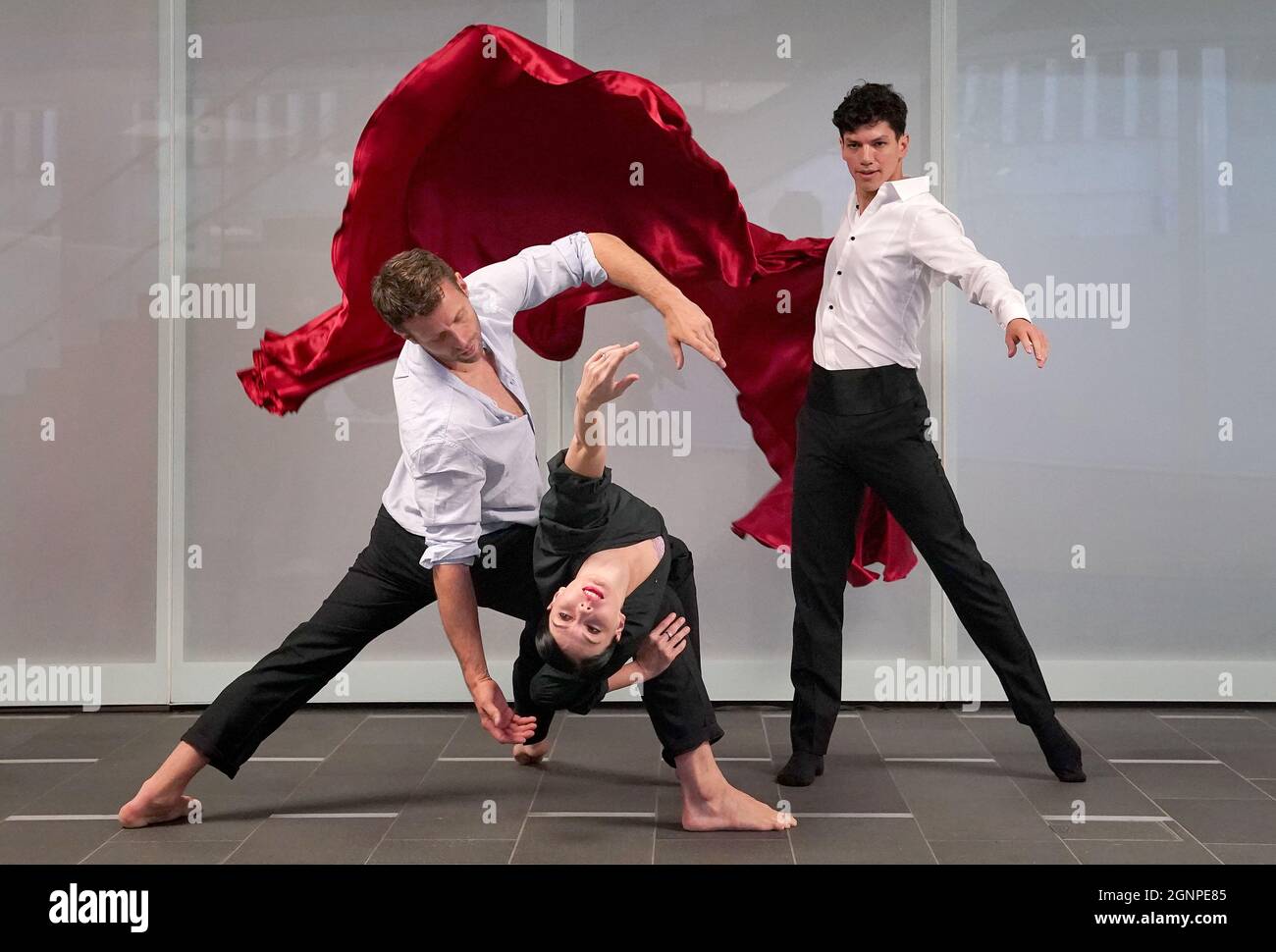 Ballet dancers Natalia Osipova alongside Isaac Hernandez and Jason ...