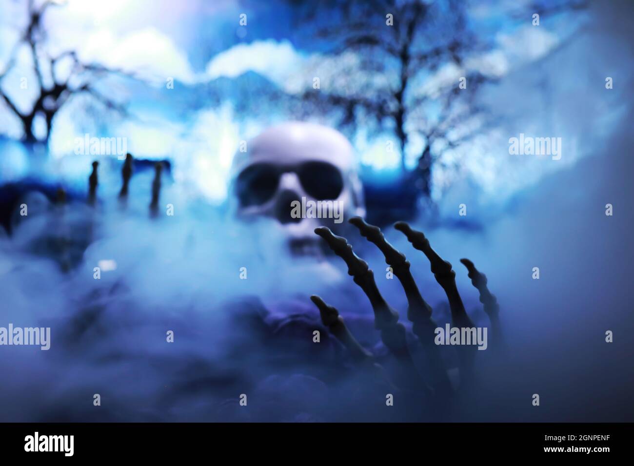 Hand rising out of grave hi-res stock photography and images - Alamy