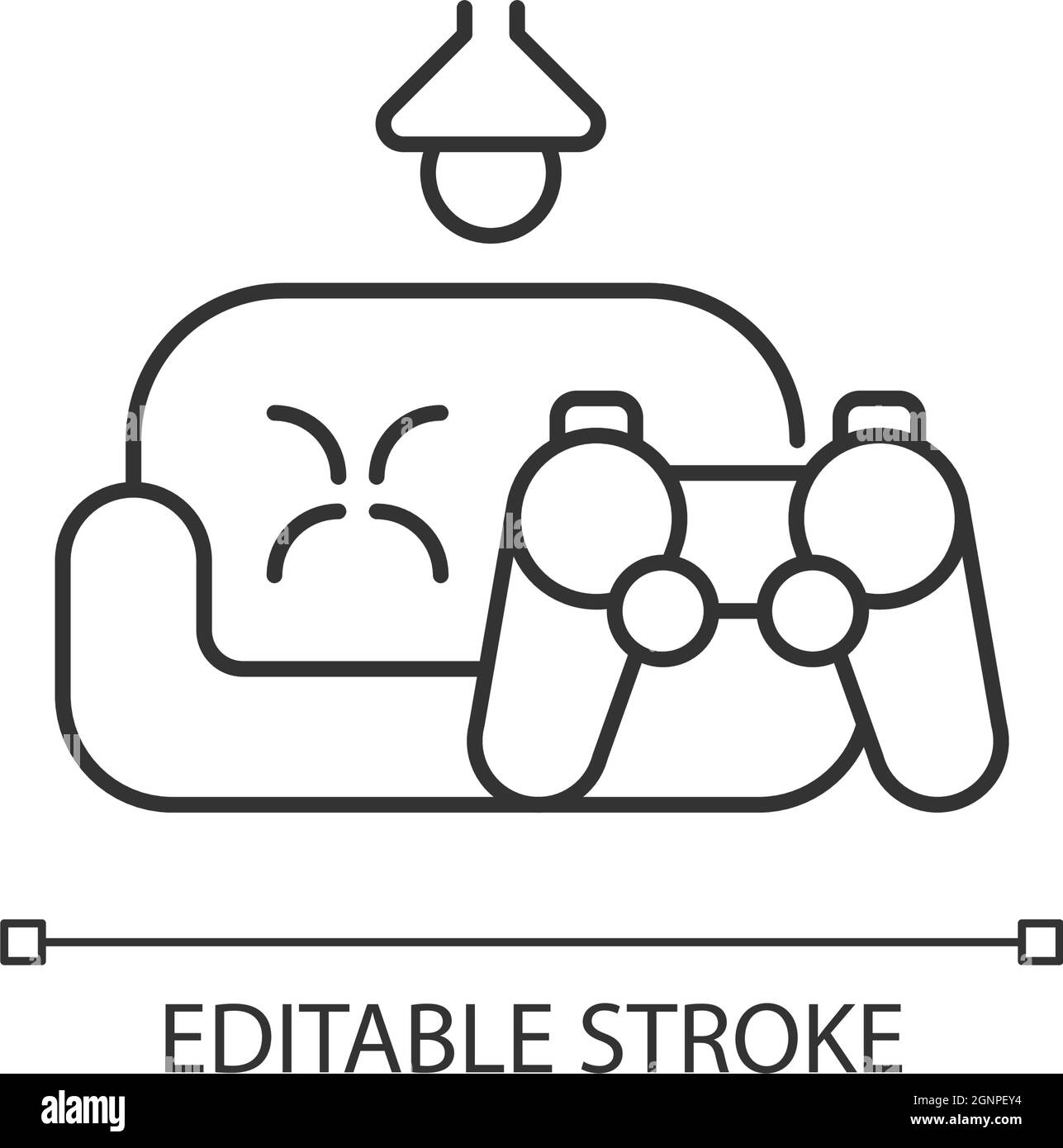 Game room linear icon Stock Vector Image & Art - Alamy