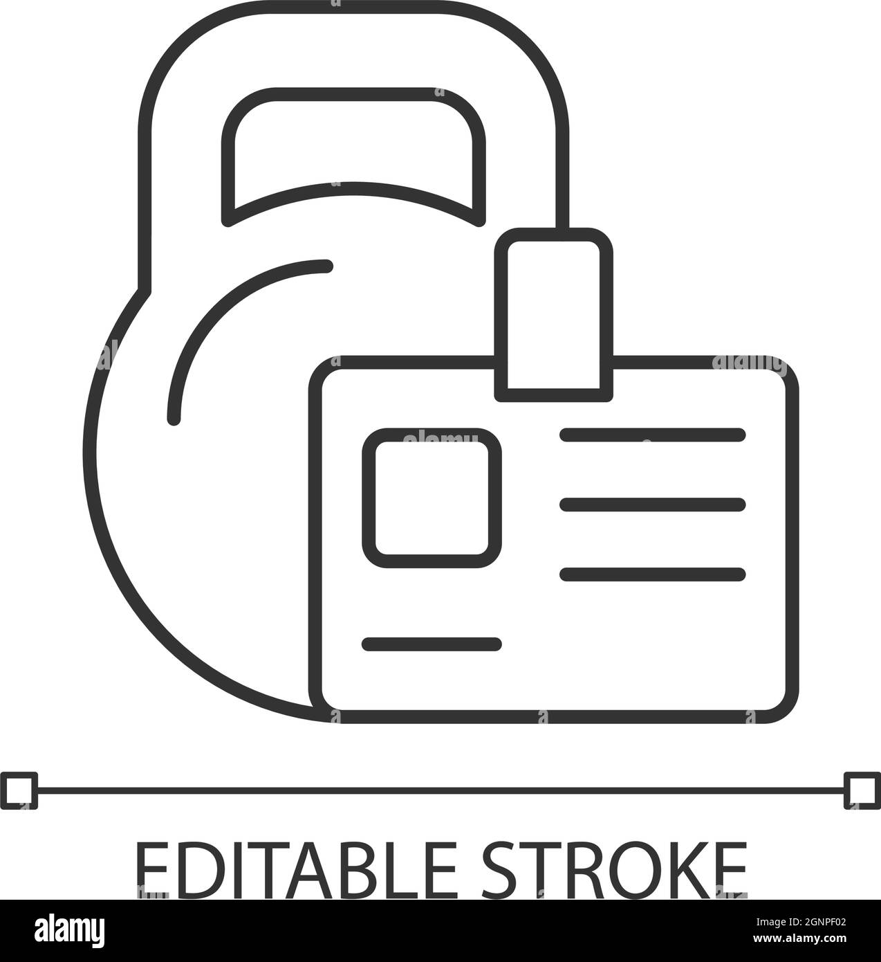 Gym membership linear icon Stock Vector Image & Art - Alamy