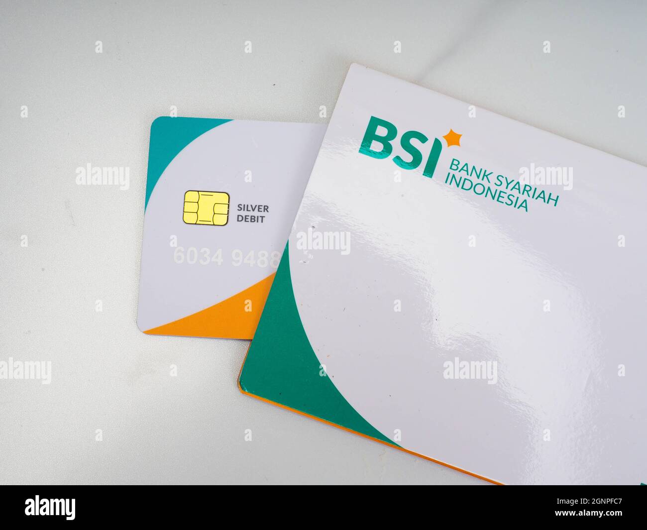 Jakarta, 26 September 2021. Pictures of Bank Syariah Indonesia or BSI ...