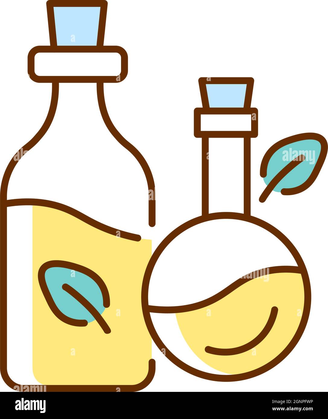 Massage oil RGB color icon Stock Vector Image & Art - Alamy