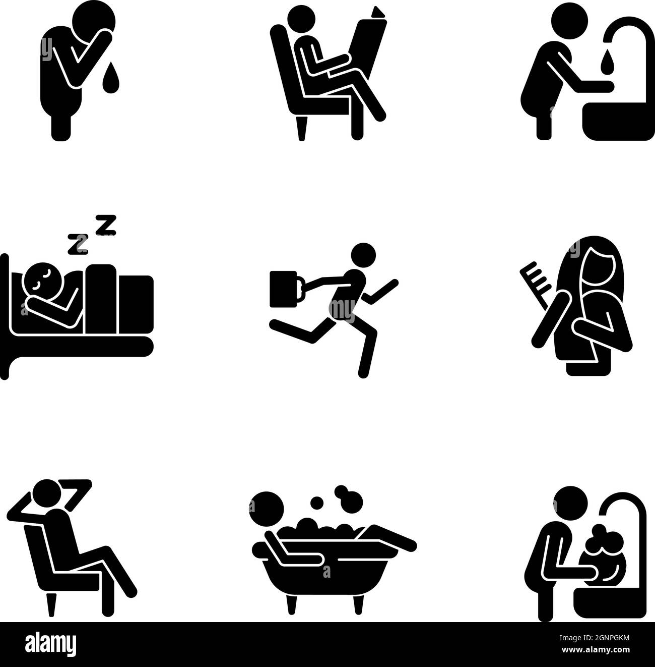 Daily living Black and White Stock Photos & Images - Alamy