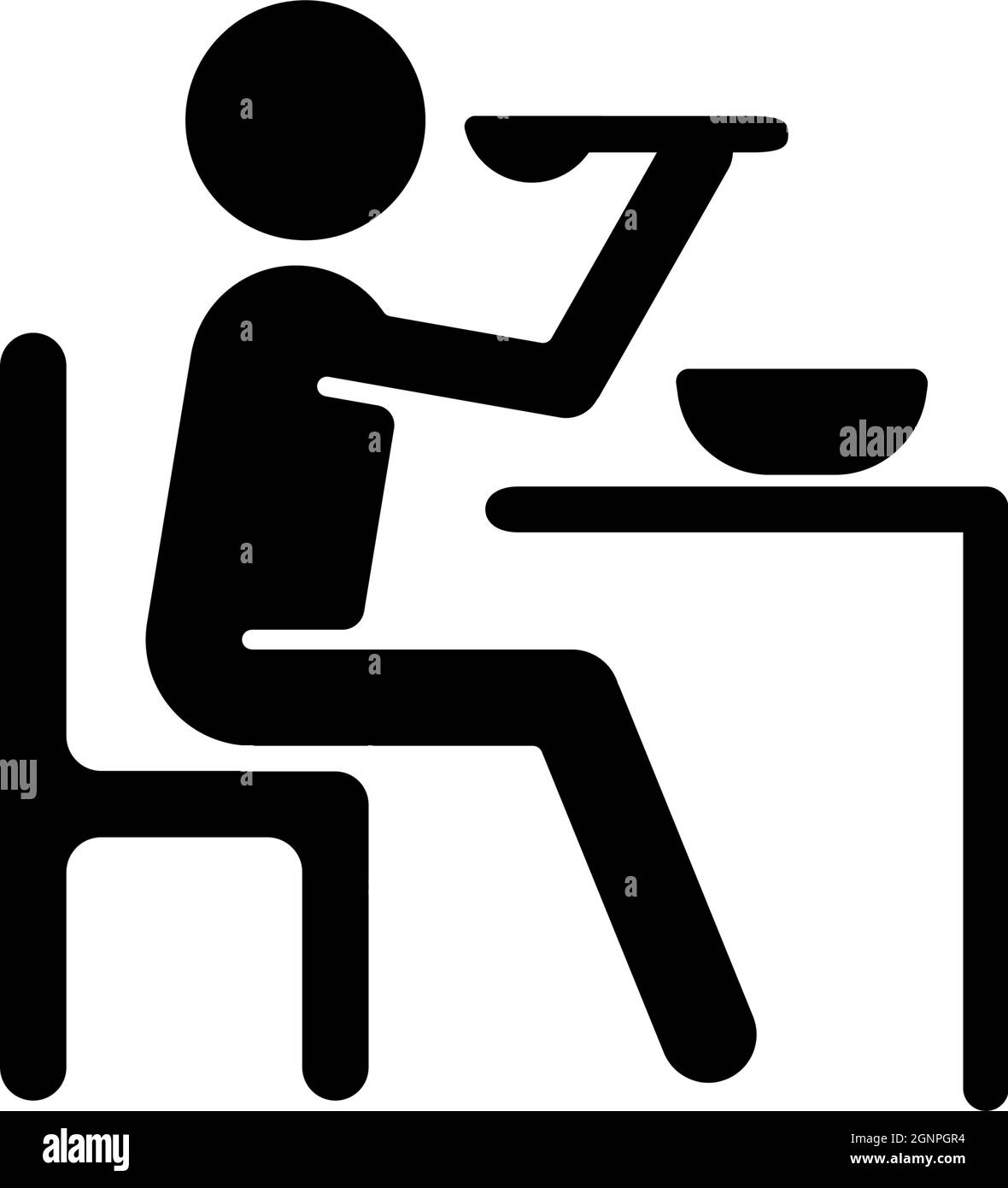 Eat black glyph icon Stock Vector Image & Art - Alamy