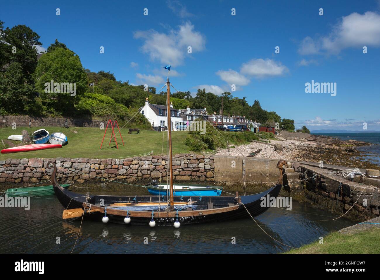 Corrie harbour, Arran, Scotland, UK Stock Photo - Alamy