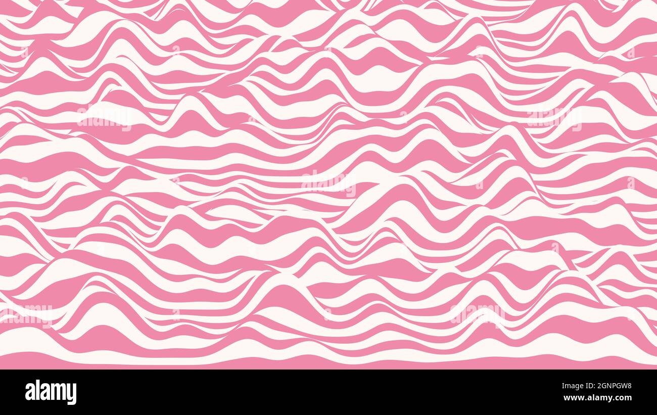 Trendy 3d Lollipop Stripes Distorted Backdrop Candy Ripple Backdrop With Optical Illusion