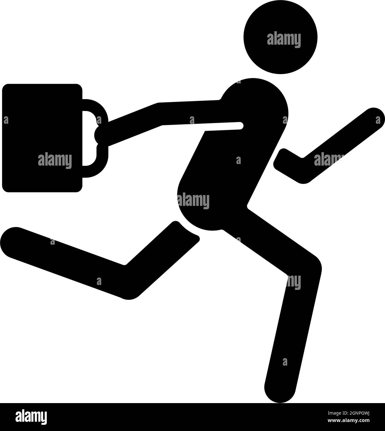 Hurry black glyph icon Stock Vector Image & Art - Alamy