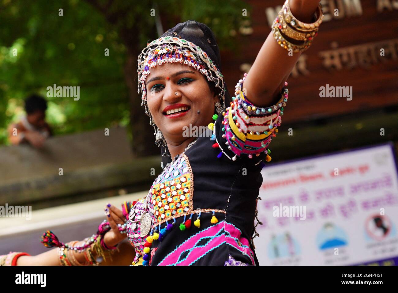 A Rajasthani Folk Artist Performs "Kalbeliya Dance" during the ...