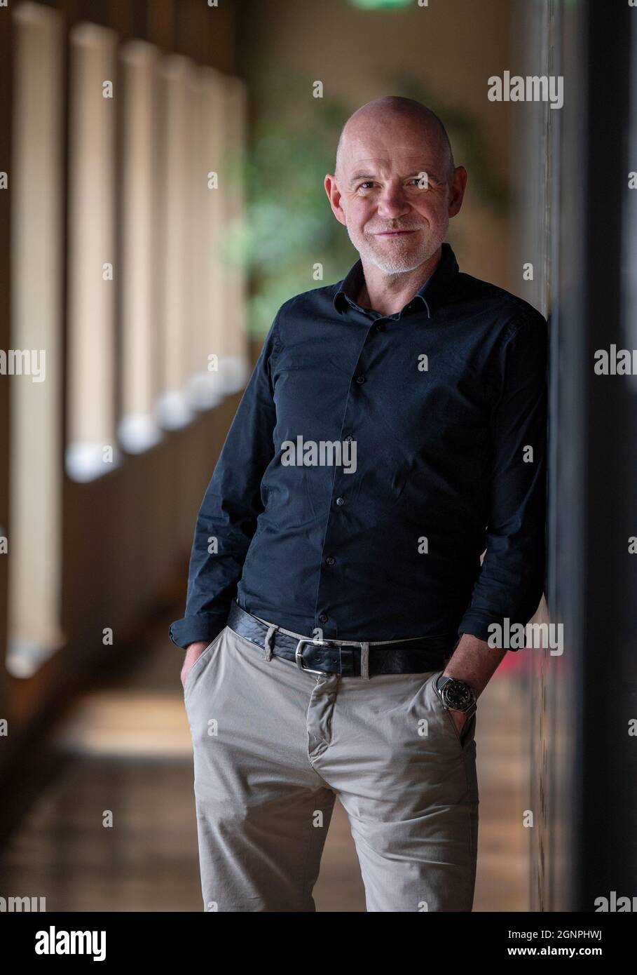PRODUCTION - 24 September 2021, Berlin: Dietmar Wunder, voice actor ...