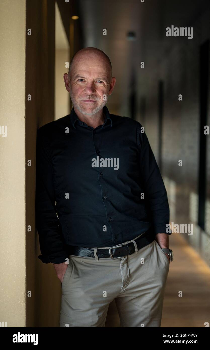 PRODUCTION - 24 September 2021, Berlin: Dietmar Wunder, voice actor ...