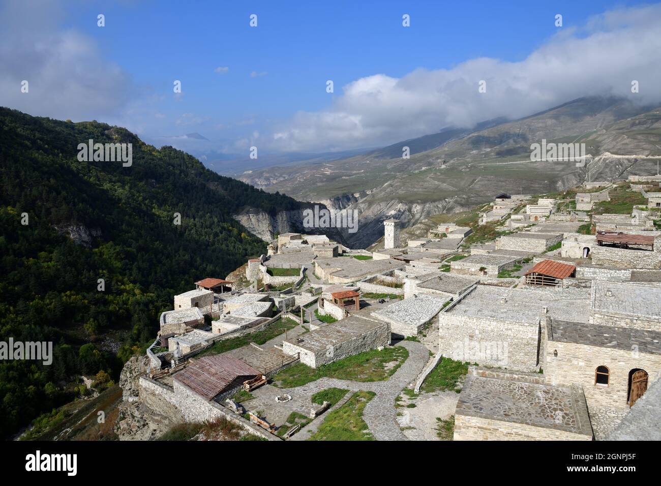 Restored Khoy village which located on the bank of Ahkhete river ...