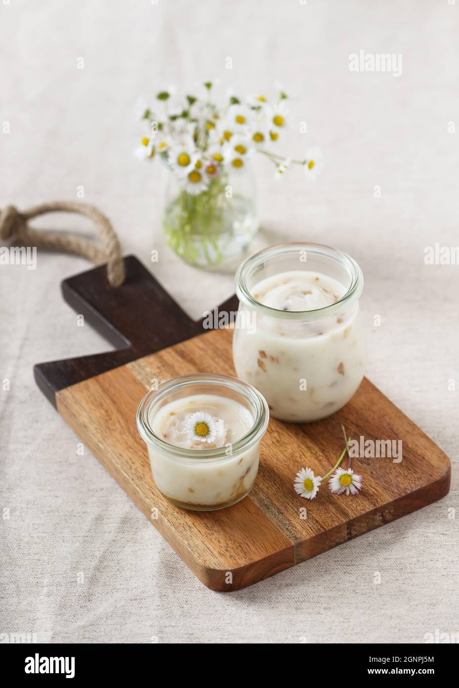Traditional homemade goose lard with onion in glass jar and edible ...