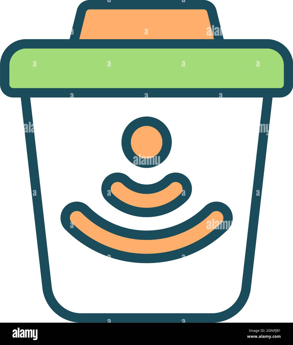 Smart waste bin Cut Out Stock Images & Pictures - Alamy