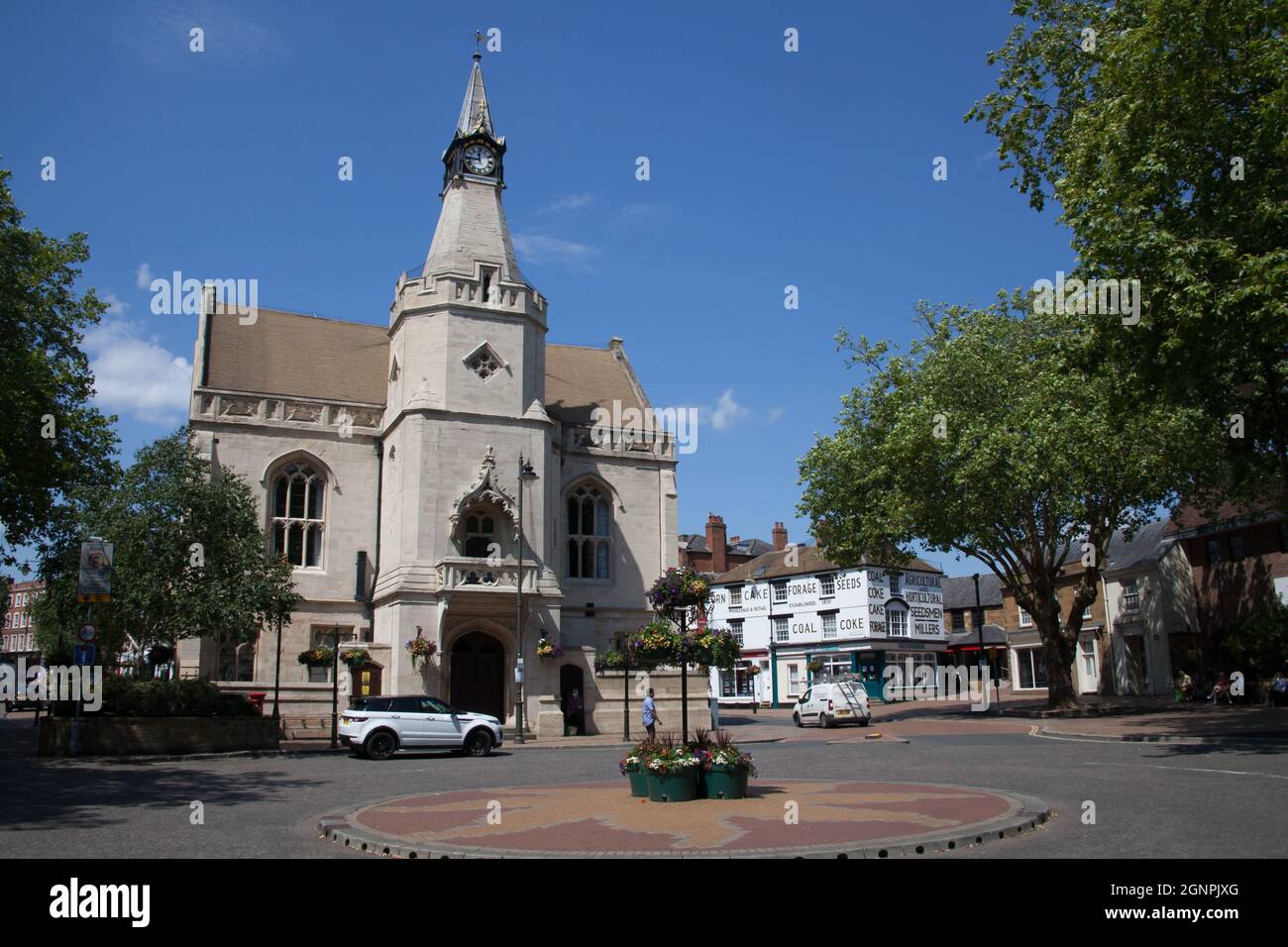 The Town Hall in Banbury at the junction with Bridge Street, Market ...
