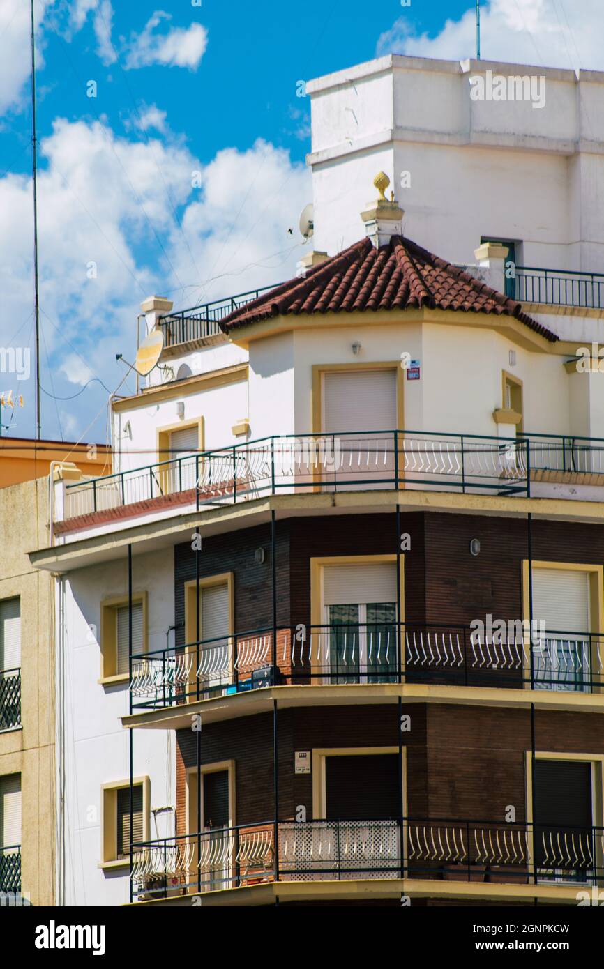 Seville Spain September 22, 2021 Building located in the city of ...