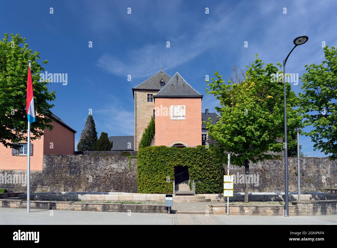 Europe Luxembourg Mersch Mersch Castle Château De Mersch Stock