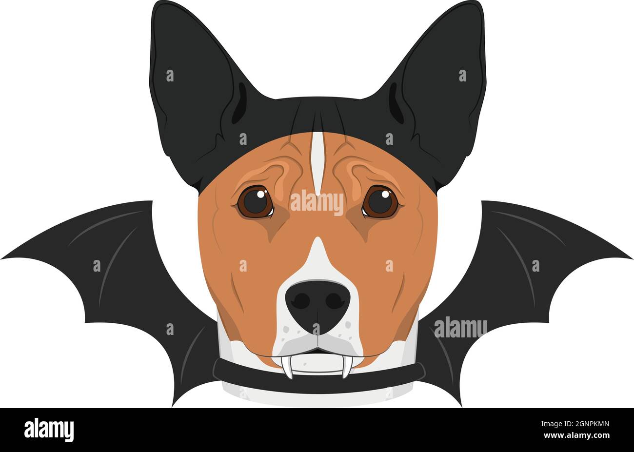 Dog bat ears Stock Vector Images - Alamy