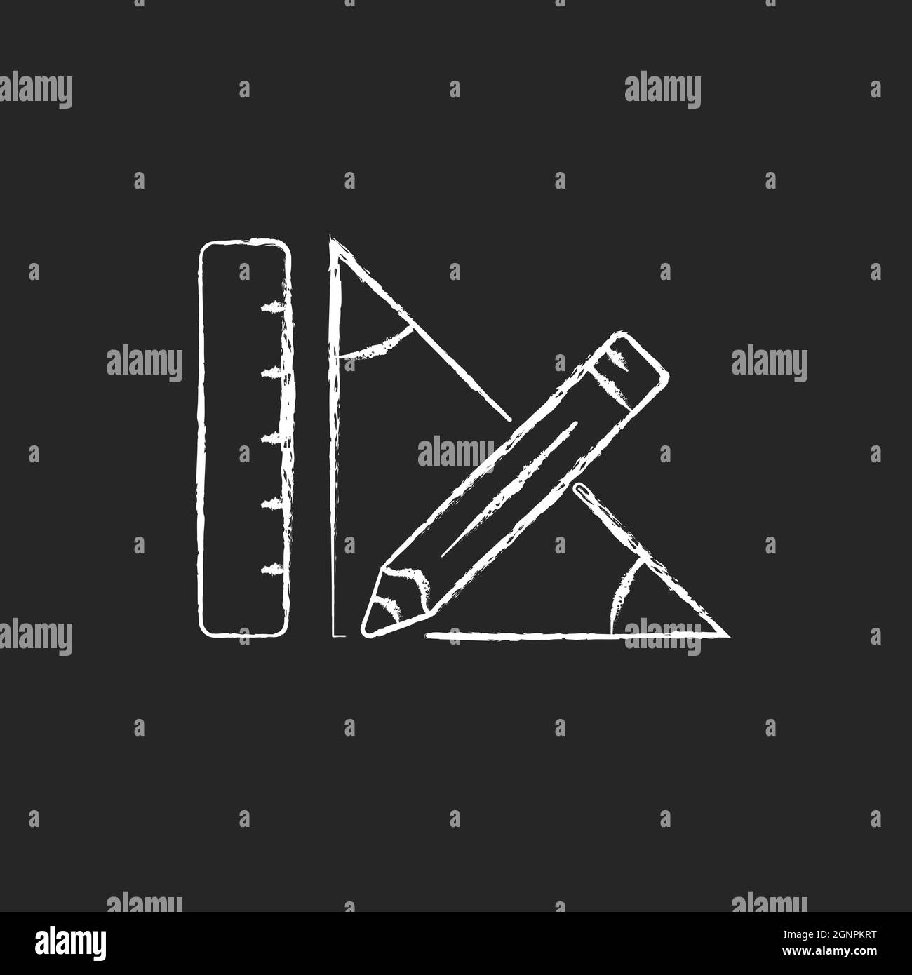 Doodle math geometry icon Black and White Stock Photos & Images - Alamy