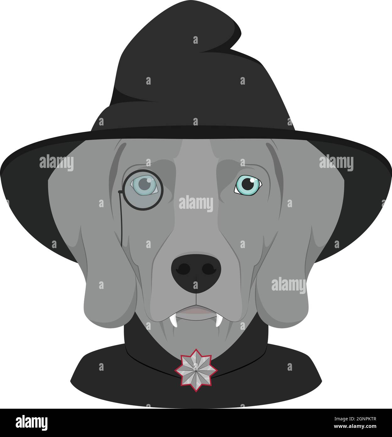 Dog with cape Stock Vector Images - Alamy