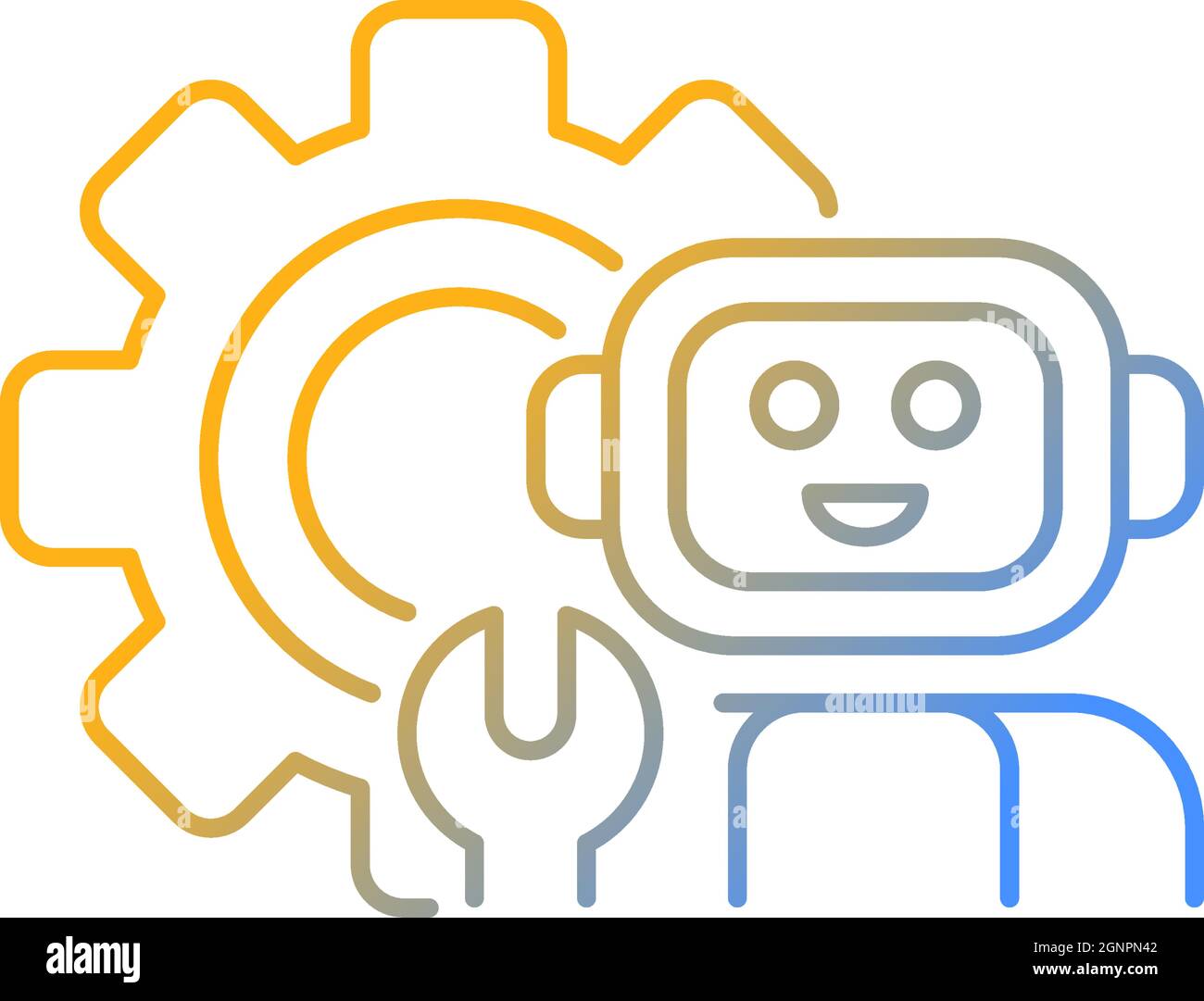 Technology Gradient Linear Vector Icon Stock Vector Image And Art Alamy