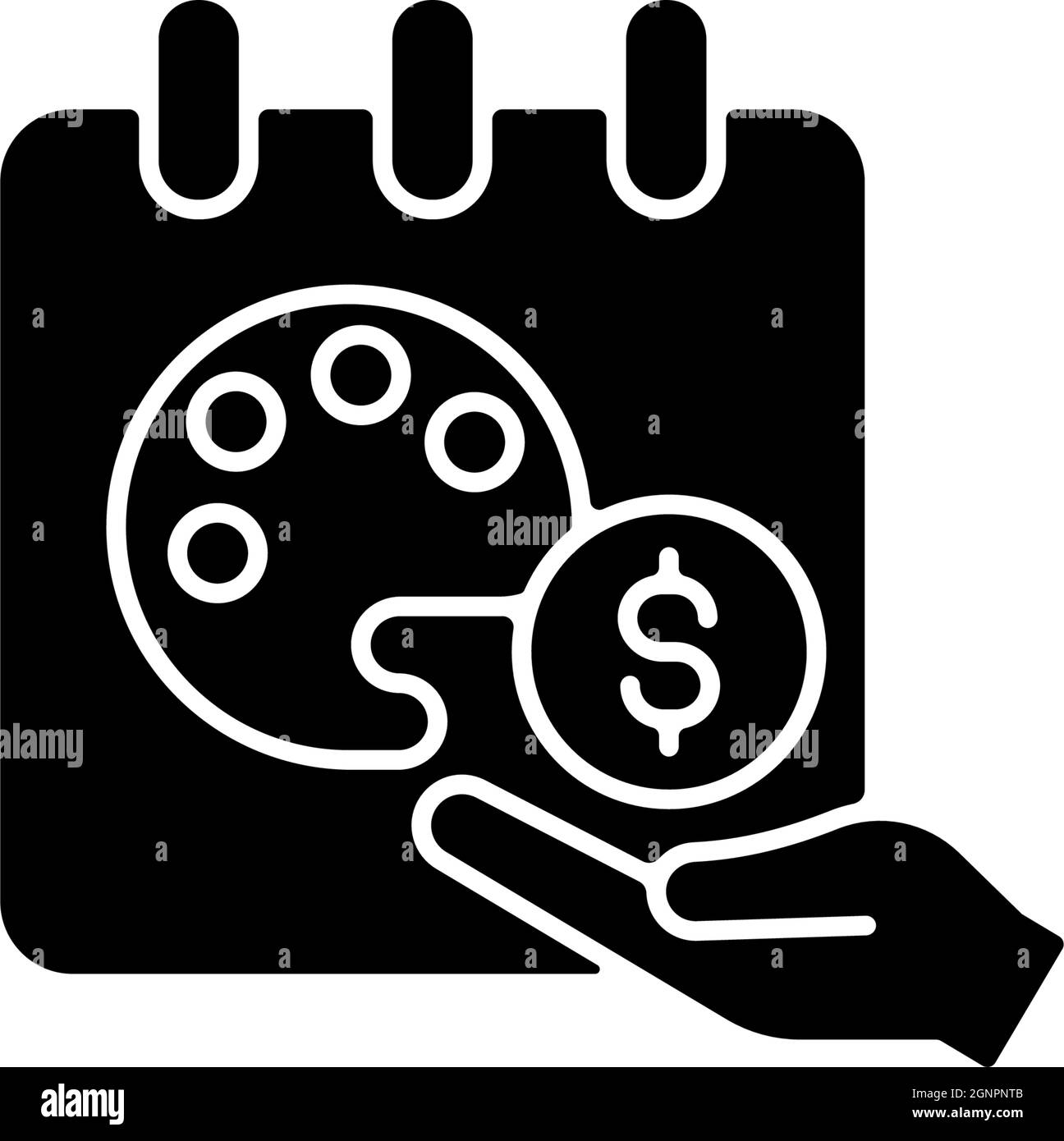 Paid sabbatical leave black glyph icon Stock Vector Image & Art - Alamy