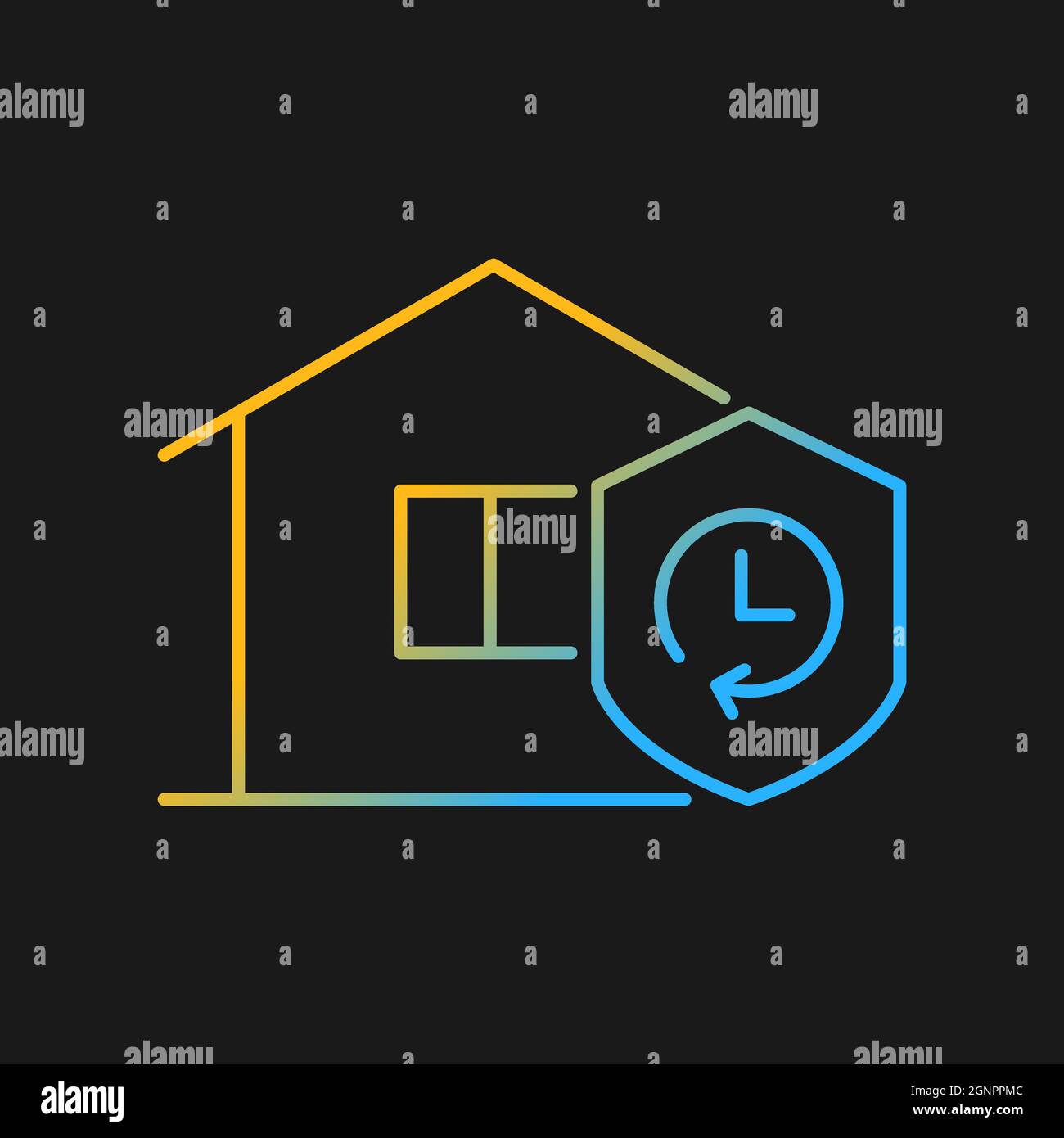 Durability gradient vector icon for dark theme Stock Vector Image & Art ...