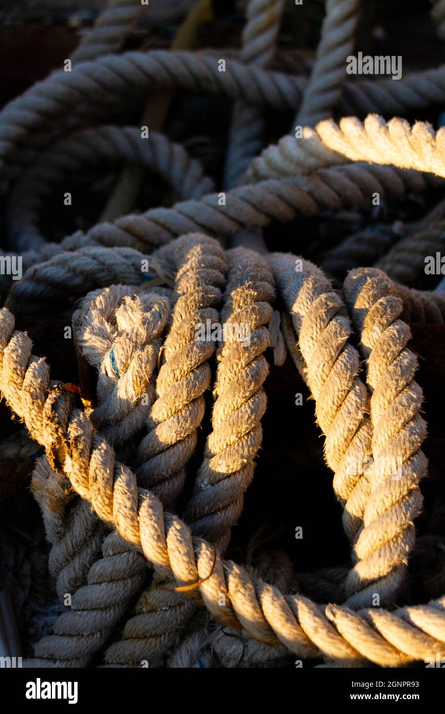 Sail ship rope frame hi-res stock photography and images - Alamy