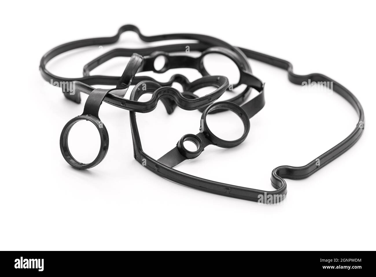 engine gasket closeup on white isolated background Stock Photo - Alamy