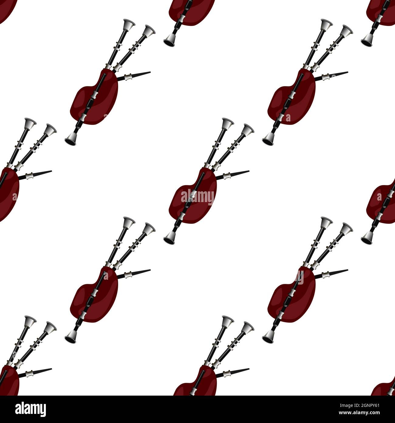 Tartan bagpipes Stock Vector Images - Alamy