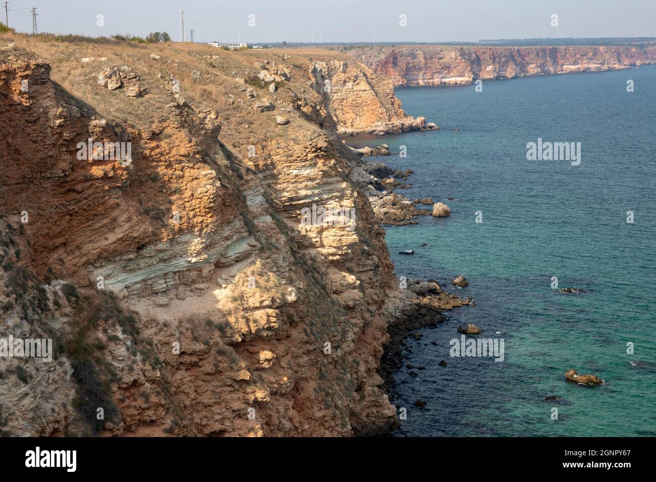 Cape Caliacra, Bulgaria - SEP 14, 2021. Cape Kaliakra - a unique ...
