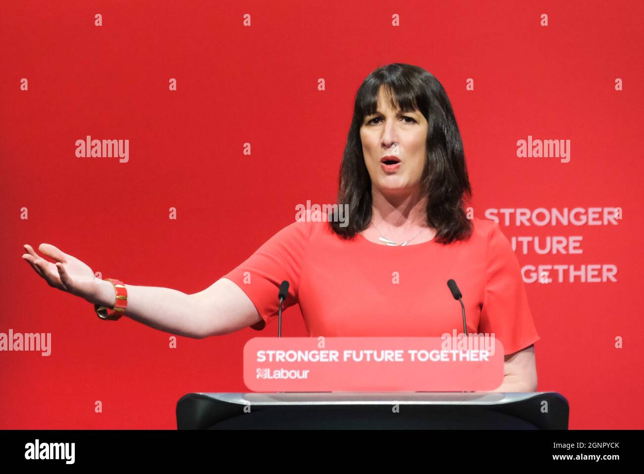 Rachel reeves conference speech brighton hi-res stock photography and ...