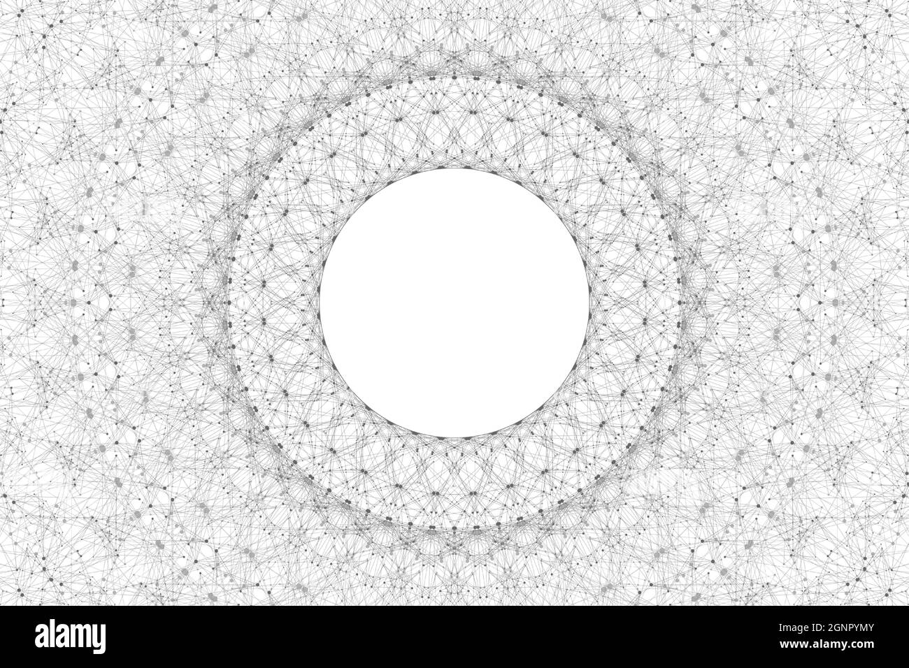 Quantum innovation digital concept. Technology abstract flowing wave ...