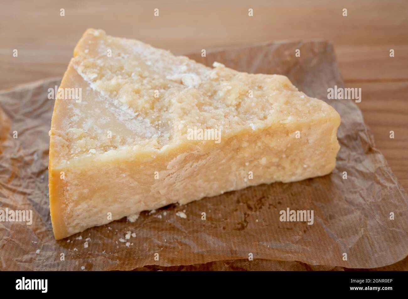 Cheese collection, piece of matured cheese pasmesan parmigiano reggiano ...