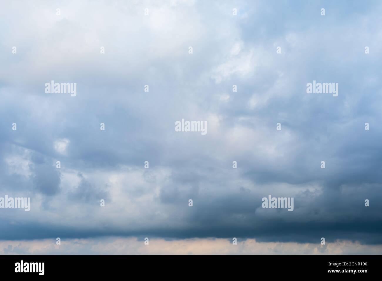 Cloudy sky with rain clouds, background Stock Photo - Alamy