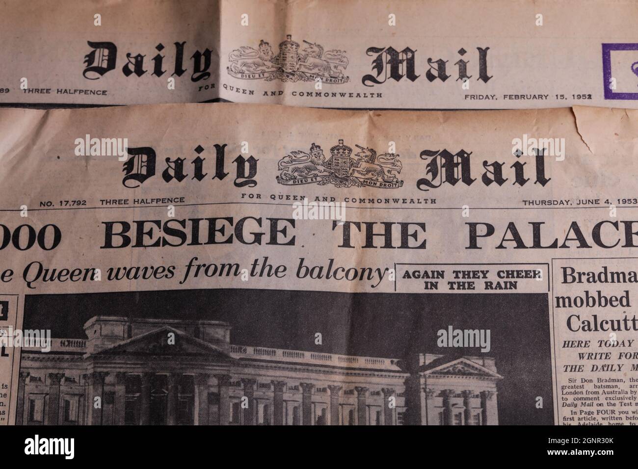 September 13, 2021: Gaziantep, Turkey. Old copies of the British ...