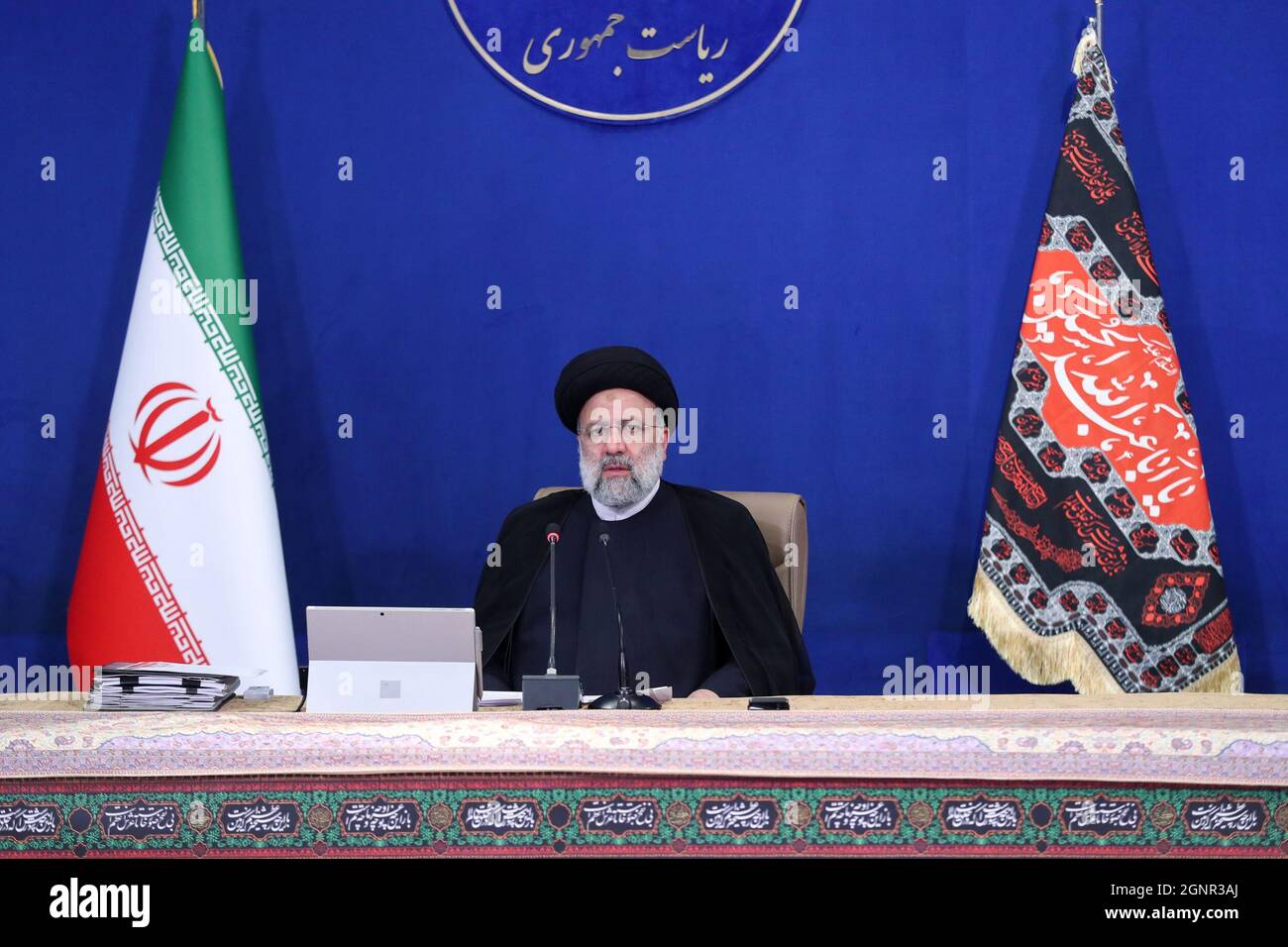 Tehran, Tehran, Iran. 26th Sep, 2021. A handout picture provided by the ...