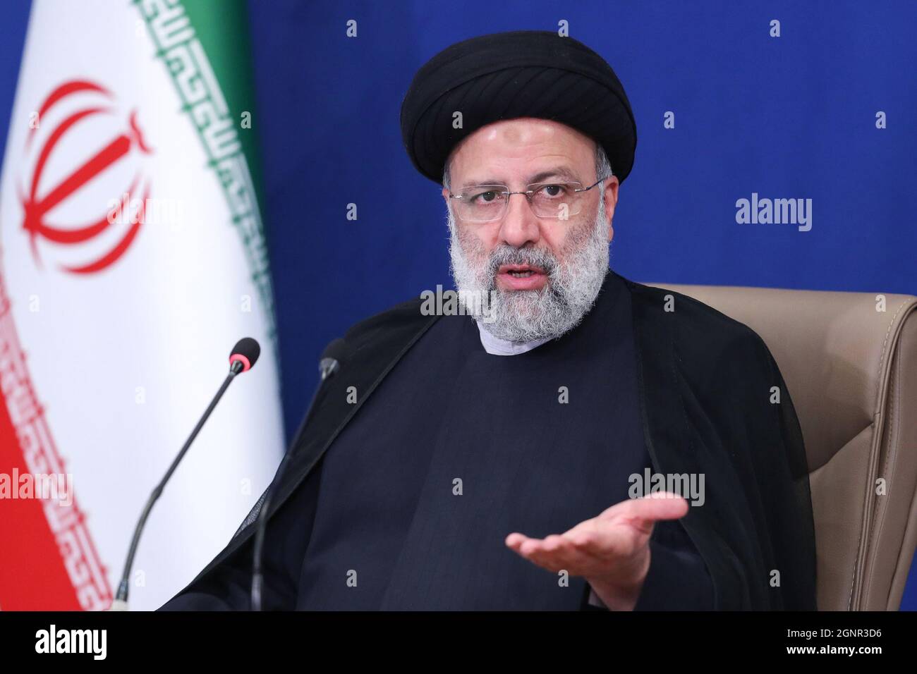 Tehran, Tehran, Iran. 26th Sep, 2021. A handout picture provided by the ...
