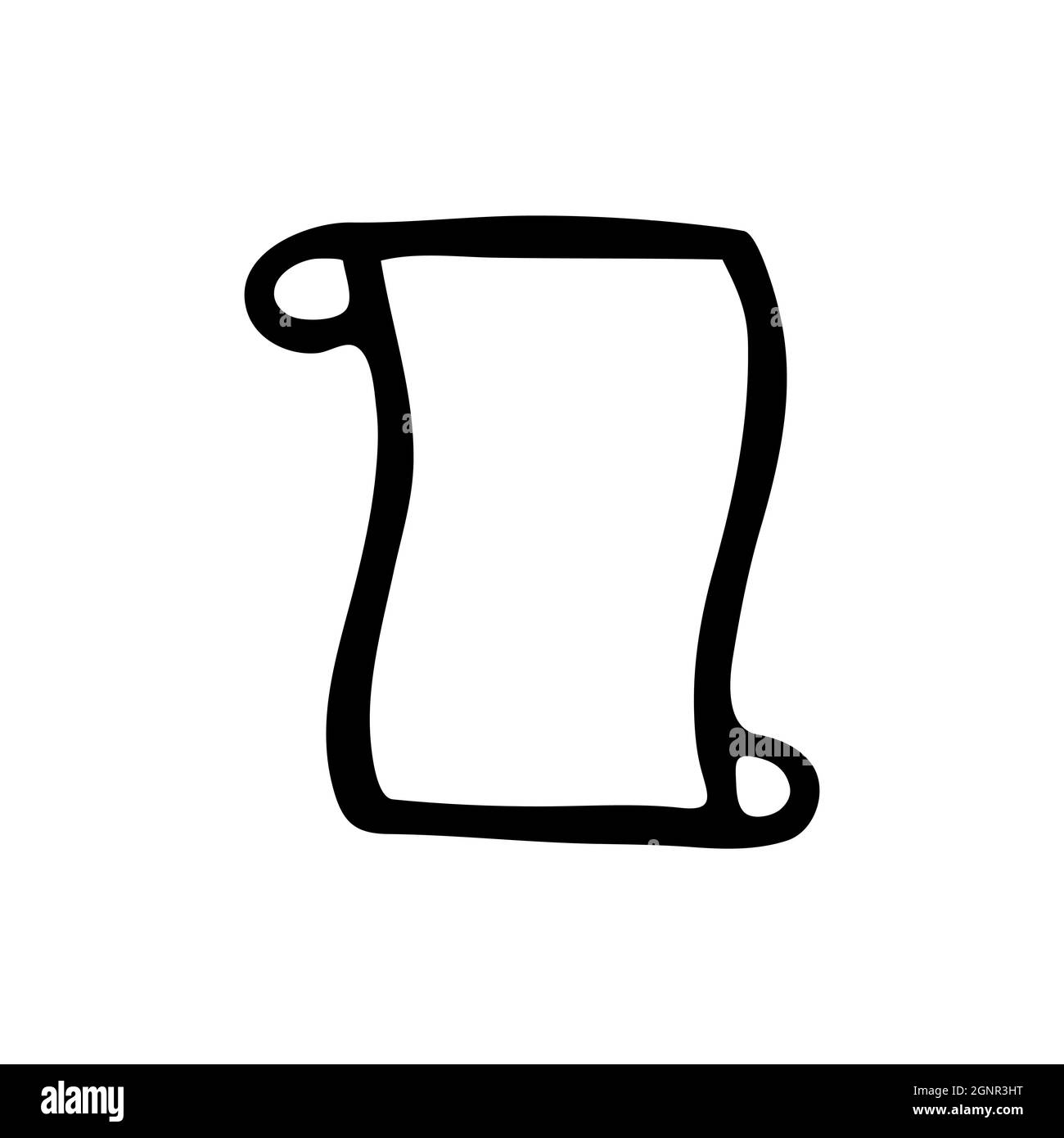 Scroll antique parchment on Black and White Stock Photos & Images - Alamy