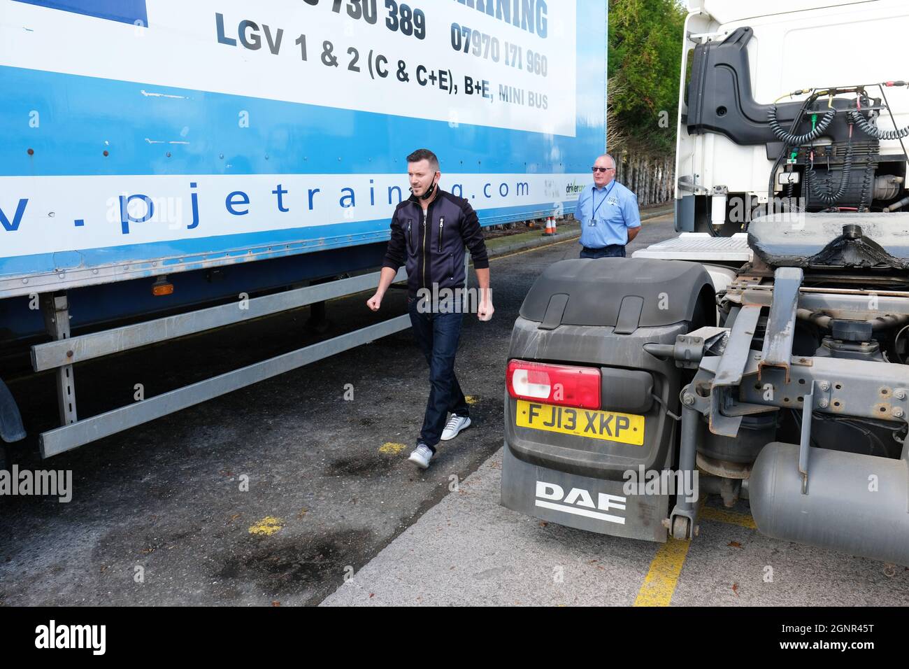 Lorry driver uk cab hi-res stock photography and images - Alamy