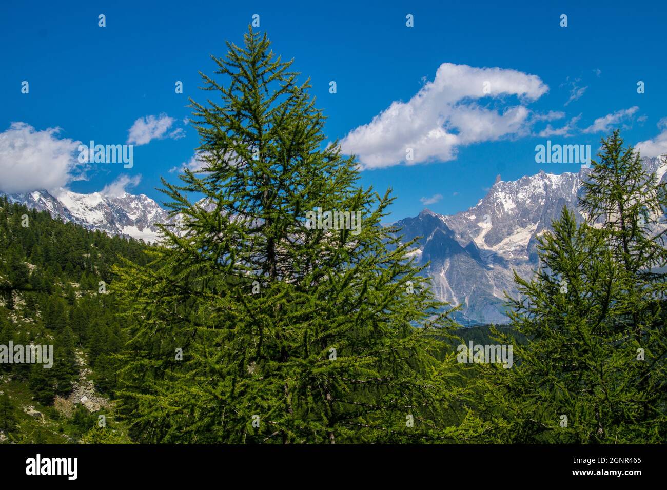 lake of arpy in val aoste in italy Stock Photo - Alamy