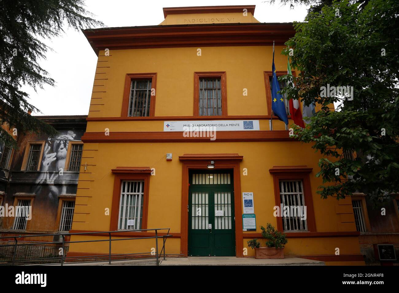 Visit to the former mental hospital of Santa Maria della Pieta'. The ...