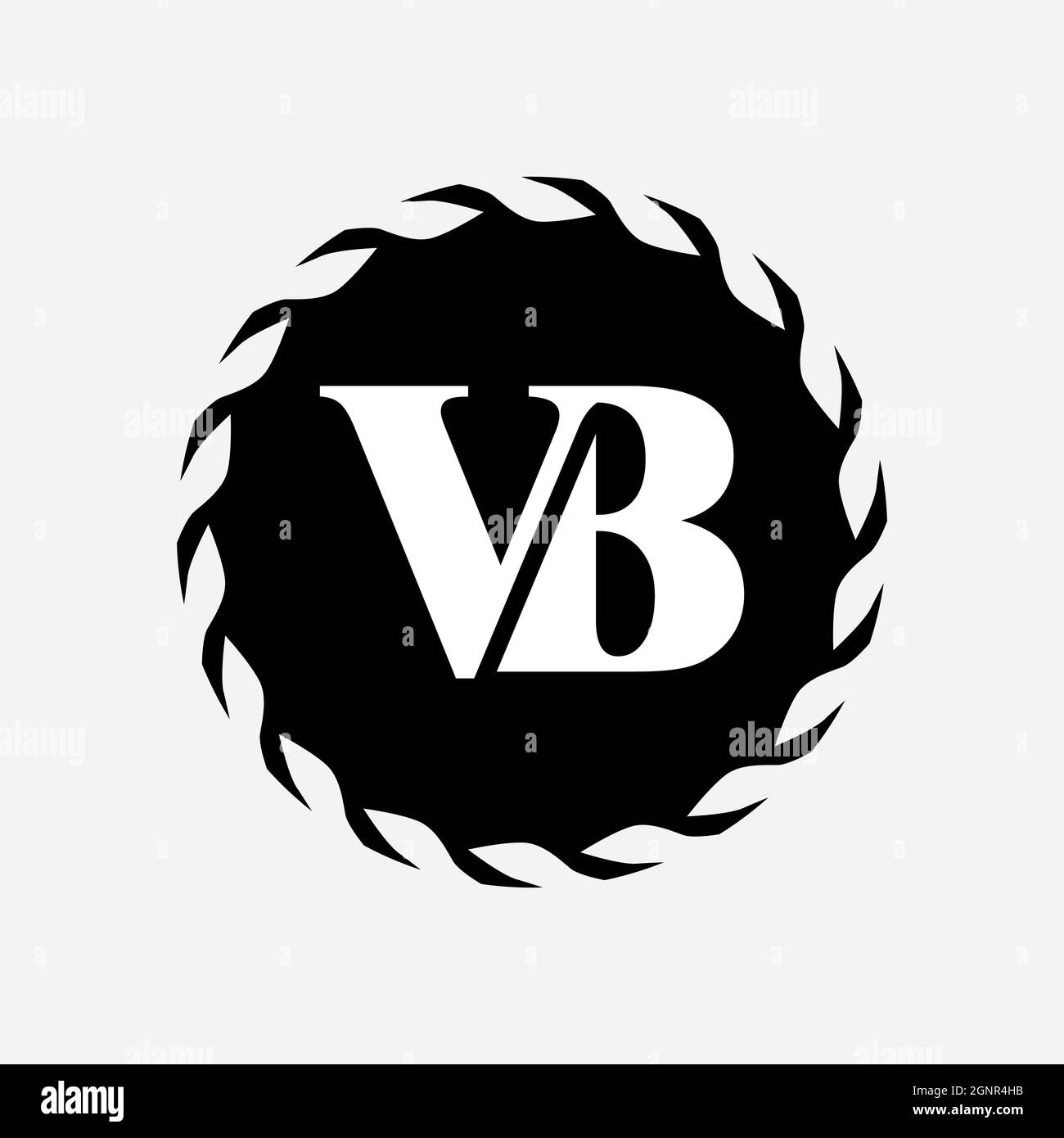 Alphabet Letters Initials Monogram Logo BV, VB, B and V Stock Photo - Alamy